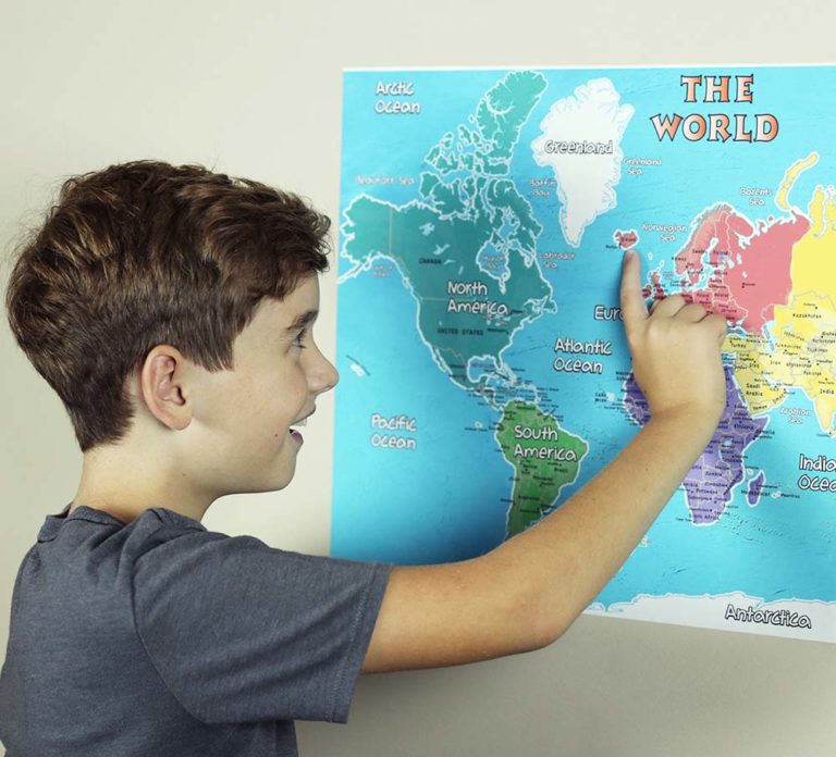 Personalized Young Explorer’s Wall Map | Replogle Globes