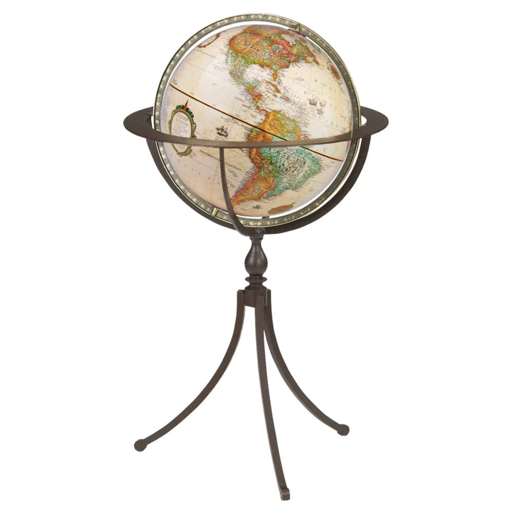 Marin 16″ Antique French Floor – Replogle Globes | Replogle Globes