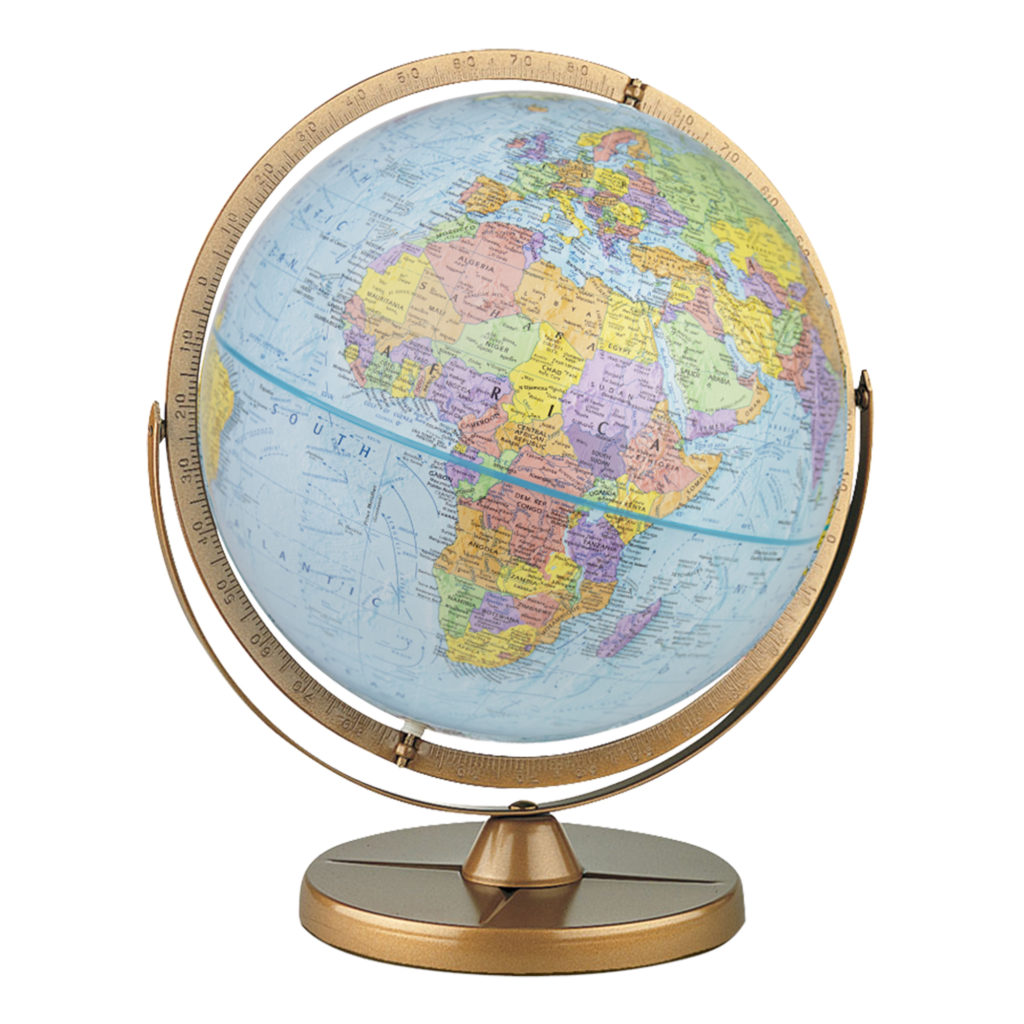 Pioneer 12″ Blue Desk | Replogle Globes