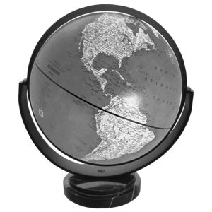 Intelliglobe II 12″ Blue Raised Relief Desk | Replogle Globes