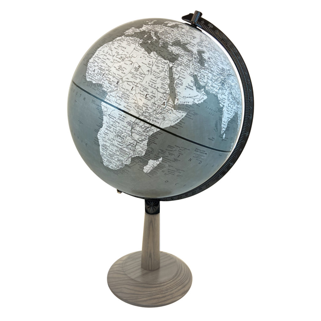 Lincoln Gray Ocean Globe | Replogle Globes