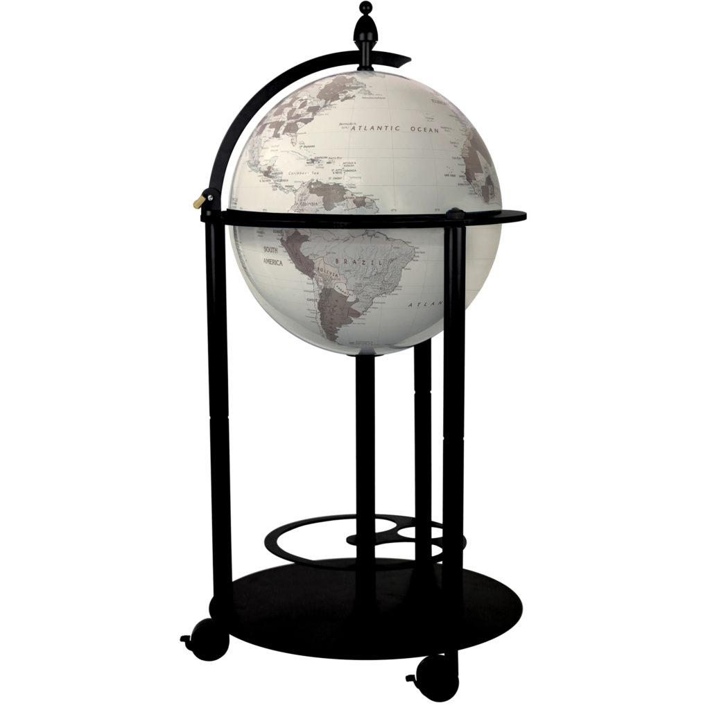 Empire Bar 16″ Modern Illuminated Floor | Replogle Globes