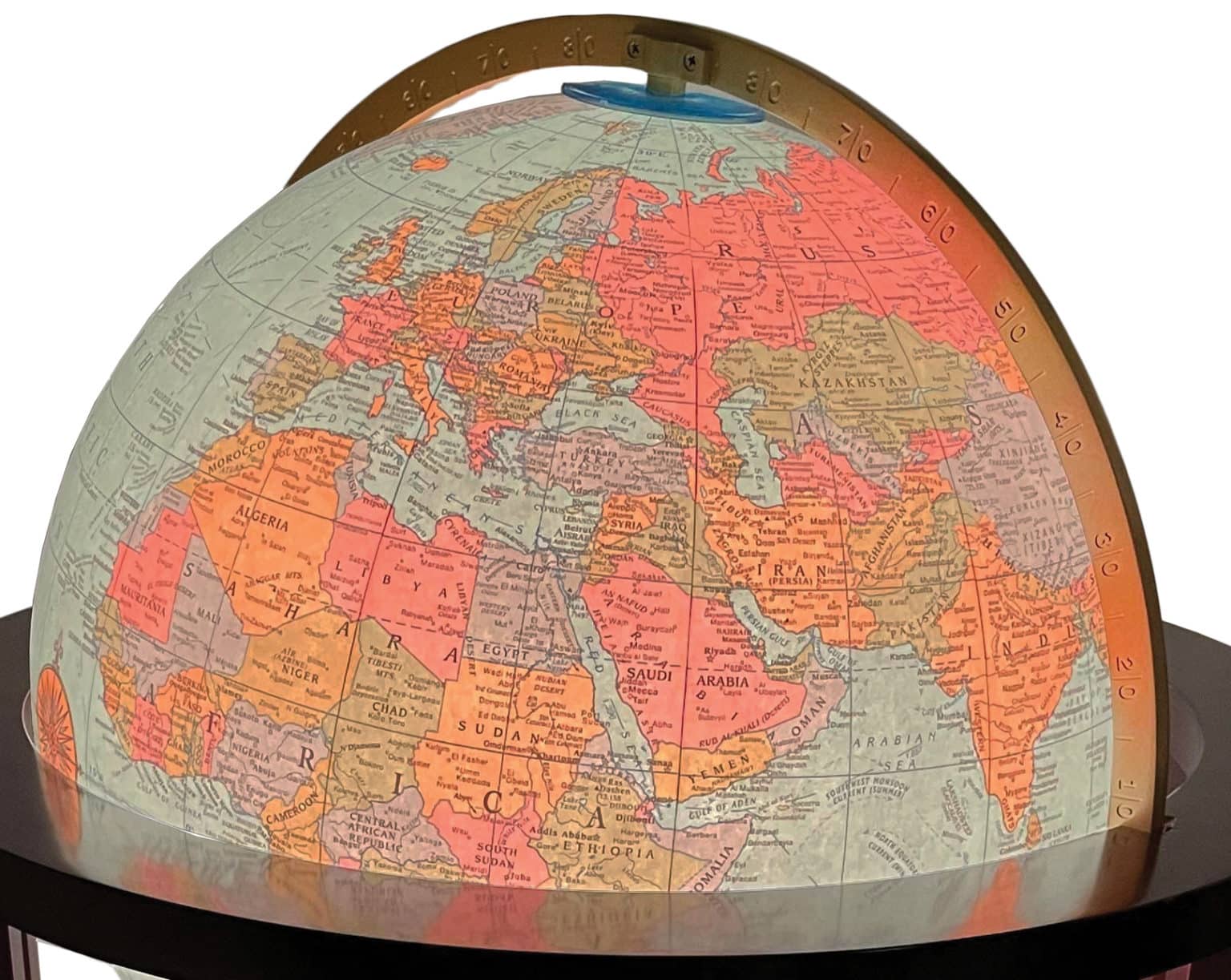 Trenton 20″ Blue Hand-Covered Heirloom Globe Trenton 20″ Blue Hand ...